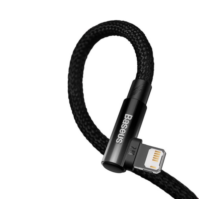 BASEUS 2M Elbow iPhone Lightning Cable (2A) | MVP 2 Series Fast Chargi