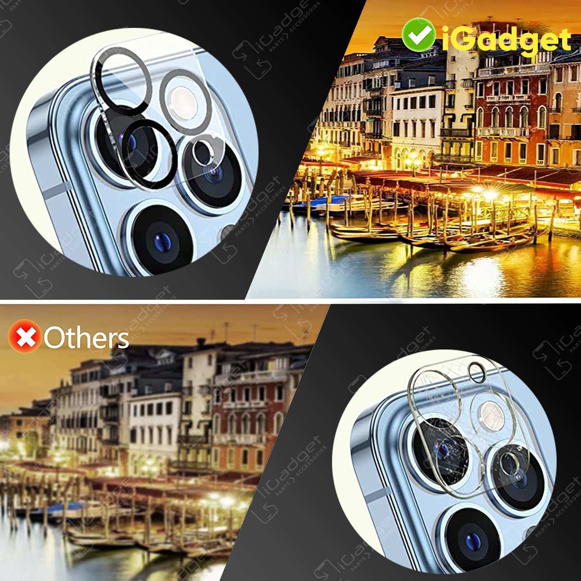 iPhone 14 Pro/ Max Glass Camera Lens Cover Protector | iGadget